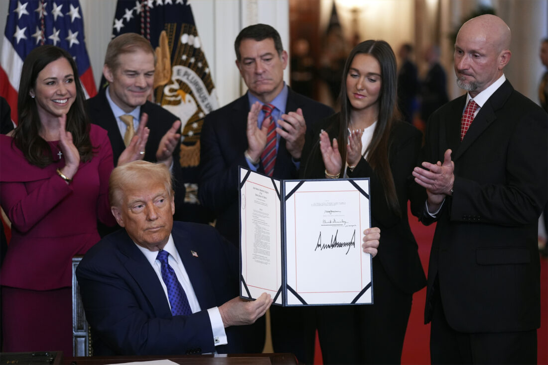 At signing of Laken Riley Act, Trump says he plans to send migrants in ...